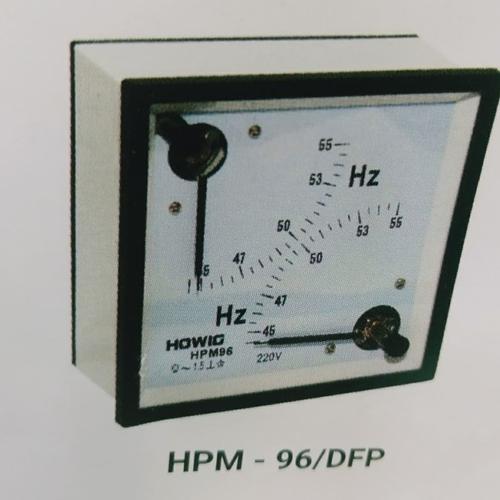 Jual HZ meter + Hz Meter 45-55Hz model Jarum Merk Howig Body 96x96 ...