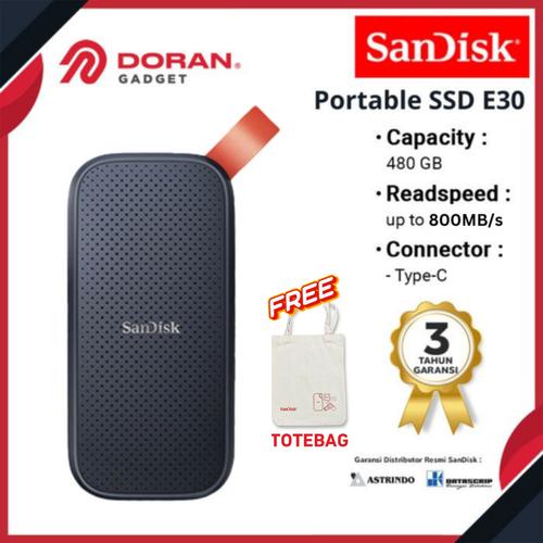 Promo Portable SSD 1TB Sandisk Extreme E30 I Speed 520mbps - Garansi Resmi - 1TB Cicil 0% 3x ...