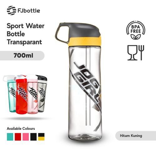 Promo FJbottle - Botol Minum Olahraga Anti Tumpah 700ML - HITAM PUTIH ...