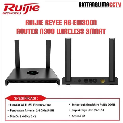 Jual Ruijie Reyee RG-EW300N N300 Easy Setup Wireless Router - Jakarta ...