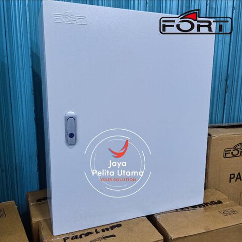 Jual Box panel 60x50x20 IP55 metal indoor full 1mm pabrikan merk fort ...