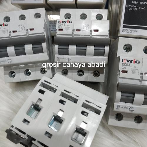 Jual mcb original 3 phase 25a ewig/mcb 3phase original 25a - Jakarta ...