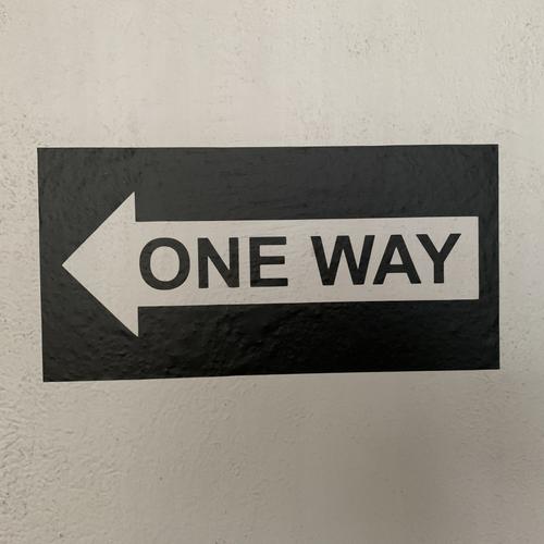 Jual Sign Sticker Panah Oneway / stiker rambu panah arah satu arah ...