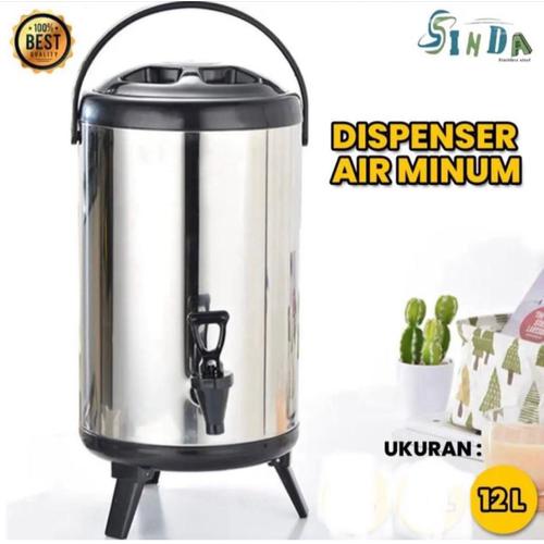 Jual Termos Air 12 Liter Milk Tea Bucket Stainless Sinda Bisa Panas ...
