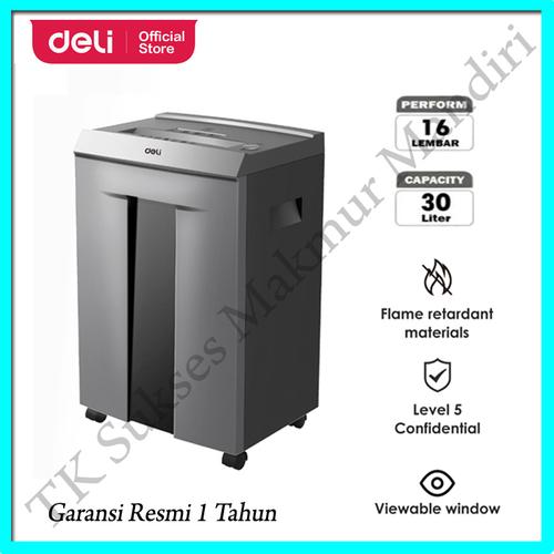 Jual Deli Mesin Penghancur Kertas Paper Shredder 30L ET096 - Jakarta ...