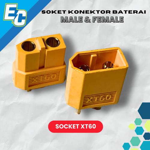 Jual Socket Soket XT60 Male & Female NEW YELLOW - FEMALE - Kab. Bantul ...