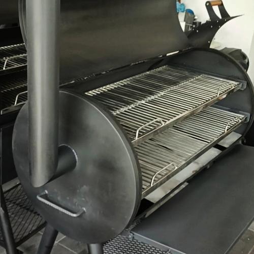 Jual BBQ Alat Daging Asap Smoked Brisket Horizontal Reverse Offset ...