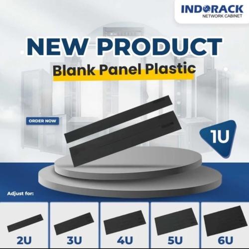 Jual BLANK PANEL PLASTIK 1U 2U 3U 4U dst STACKABLE INDORACK BPP01 ...