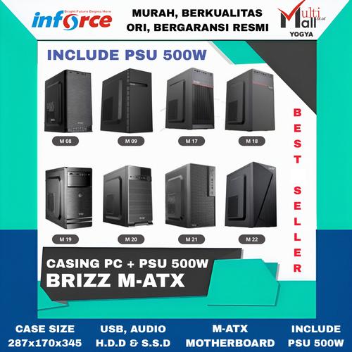 Promo CASING PC BRIZZ M-ATX + PSU 500 WATT - BRIZZ M22 - Kab. Sleman ...
