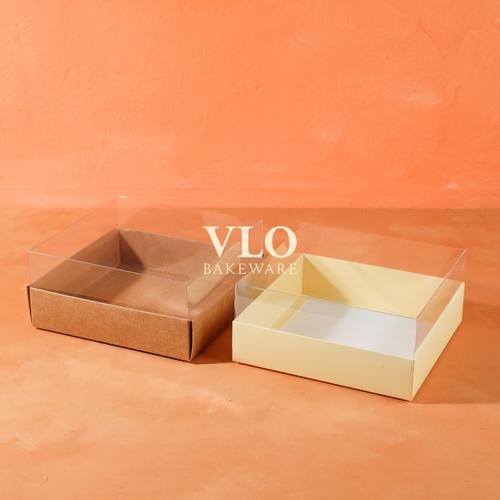 Jual Kotak kue pudding persegi korea | box kue tutup mika korea - Kab ...