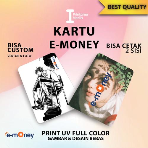 Jual Custom Kartu Emoney 1 Sisi / 2 Sisi Cetak Foto / Gambar Bebas - 1 ...