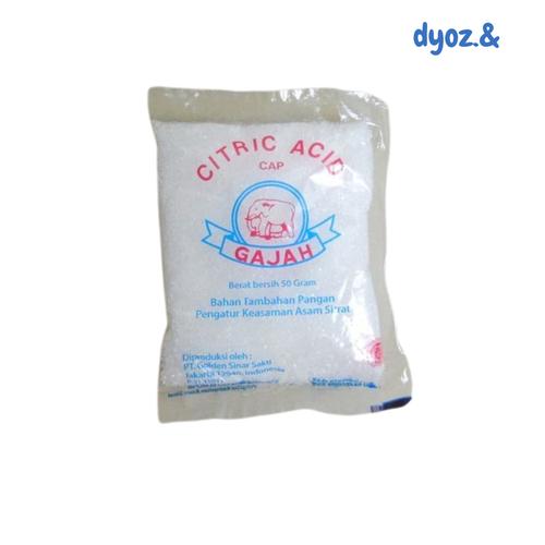 Jual Citric Acid - Citrun - Asam Sitrat Cap Gajah 50gr - Kota Bandung ...