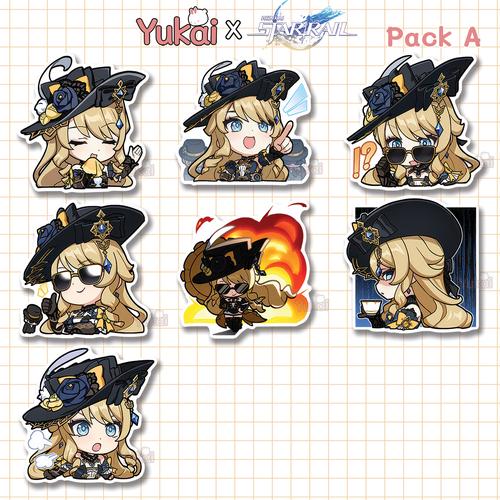 Jual Stiker Pack Navia Genshin Impact Premium, Sticker Anime Waterproof ...