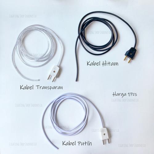 Jual 1meter Kabel + Colokan Listrik Broco untuk lampu gantung lampu ...