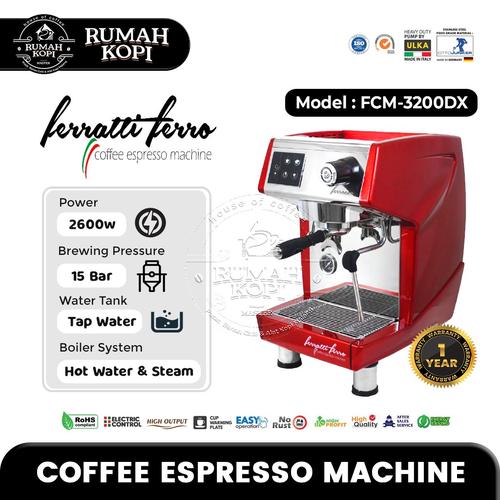 Jual Mesin Kopi Espresso Machine Ferratti Ferro FCM3200DX (1 pcs ...
