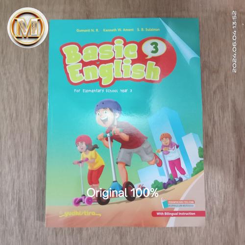 Jual Basic English kelas 3 SD Merdeka Yudhistira / Bahasa Inggris kelas ...