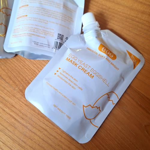 Promo EGG YEAST EGGSHELL Mask Cream 100gr Face Masker Cangkang Telur ...