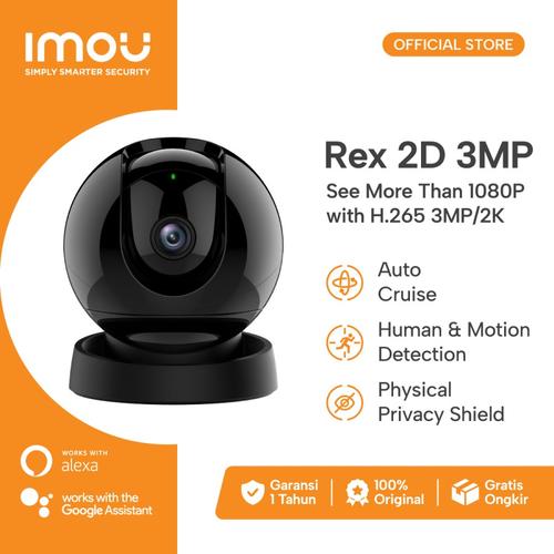 Jual CCTV IP Camera Imou Rex 2D 3MP / 2MP Smart Indoor Garansi Resmi ...