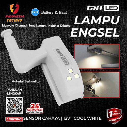 Promo Lampu engsel led + baterai lampu lemari otomatis lampu kabinet ...