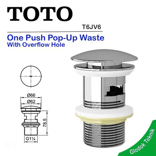 Jual Toto Pop Up Wastafel T6JV6 with hole over flow - Jakarta Barat ...