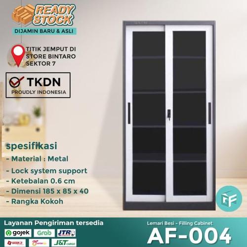 Jual Ready || Lemari Arsip Filing Cabinet Besi Lemari Pintu Sliding ...