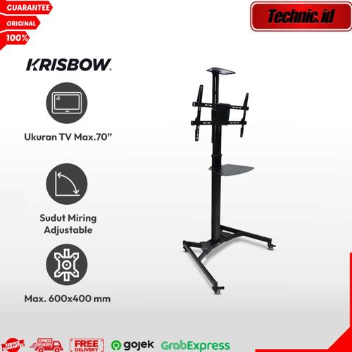 Jual Krisbow Tiang Stand Bracket TV Standing 32 40 42 43 50 60 70 Inch ...
