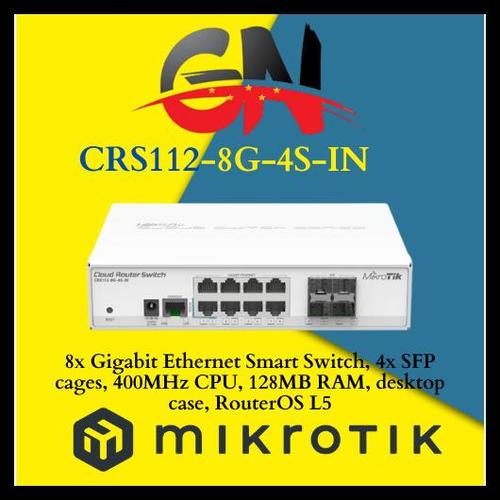 Jual Crs112-8G-4S-In Mikrotik Routerboard Originalll 100% - Jakarta ...