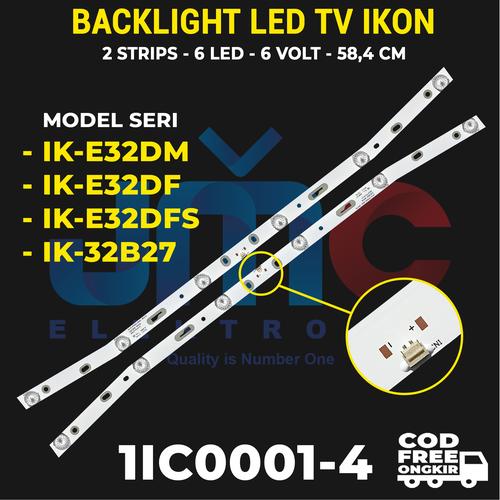 Jual Backlight TV IKON 32 inch IK-E32DM E32DF E32DFS 32B27 - Kota ...