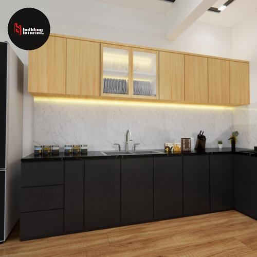 Jual LEMARI KITCHEN SET ATAS HPL | KITCHEN SET HPL MINIMALIS | LEMARI ...