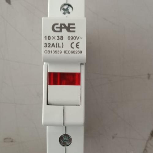 Jual FUSE Holder GAE 10x38 32A with LED / Rumah Fuse / Fuse Base with ...