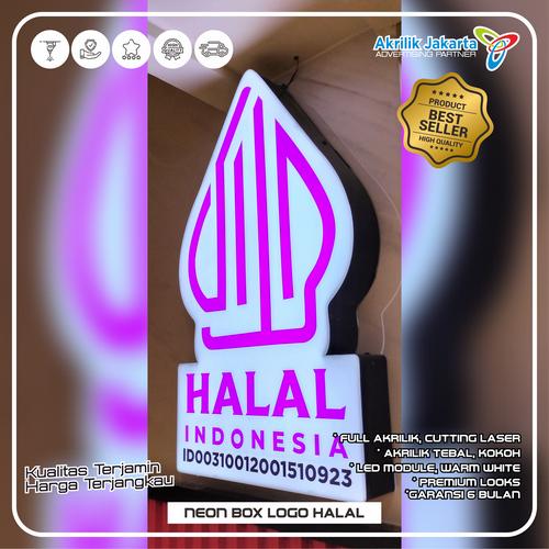 Jual Neon Box Logo Halal MUI | Light Box Logo Halal - Jakarta Timur ...
