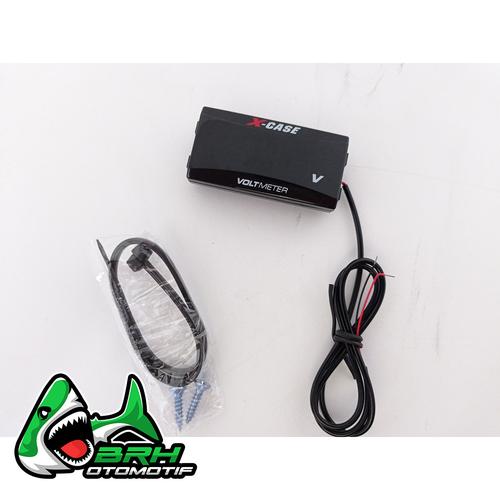 Jual Voltmeter Motor Volt Meter Slim Waterproof Model UNIVERSAL - Biru ...