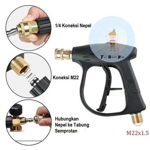 Jual Alat Semprot Air Jet Cleaner Gun Panjang Stik Tembakan Steam Cuci ...