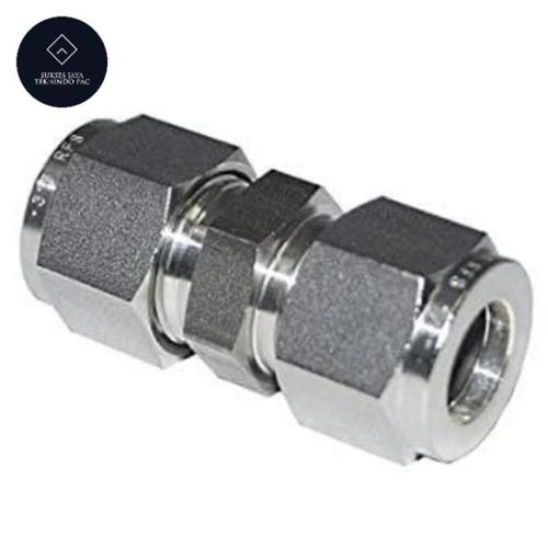 Jual Union Connector SS316 OD 1/4" Inch / STAINLESS STEEL 316 / UNION ...