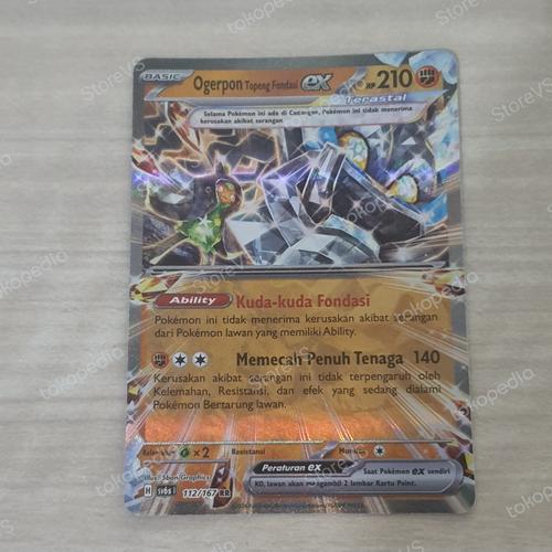 Jual Ogerpon Topeng Fondasi EX RR sv6s - Pokemon TCG Indonesia - Jakarta Utara - StoreVS | Tokopedia