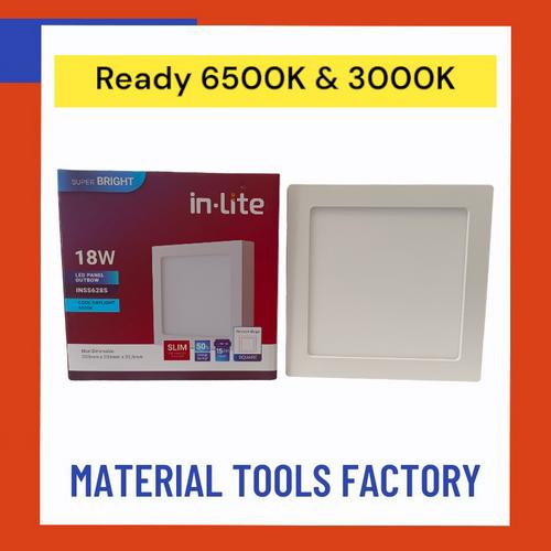 Jual InLite INSS628S Downlight Panel Outbow OB Kotak Plafon 18 watt ...
