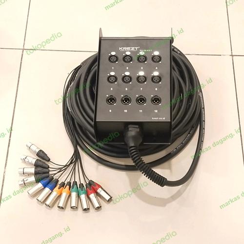 Jual Kabel snake 12 channel 8 input 4 output Box krezt 30 meter ...