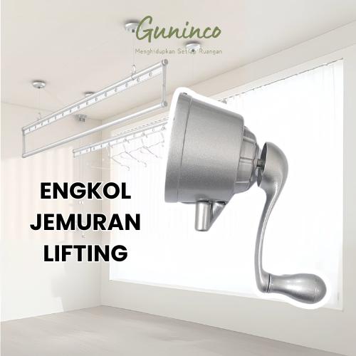 Promo Engkolan Kerekan Jemuran Lifting Sparepart Handle Katrol Roda Rel ...