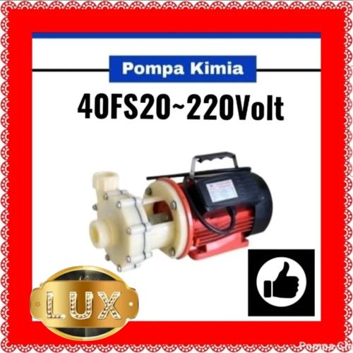 Jual Pompa kimia Hisap Asam Chemical pump HF 40FS-20 2Hp 1Phase HIFLOW 1,5Kw 220v Self Priming ...