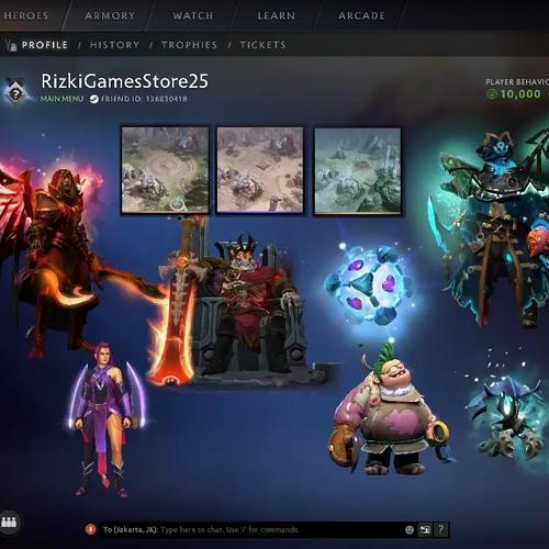 Jual ID DOTA 2 ARCANA IO WK LC LINA PERSONA AM PUDGE - Kota Bogor ...
