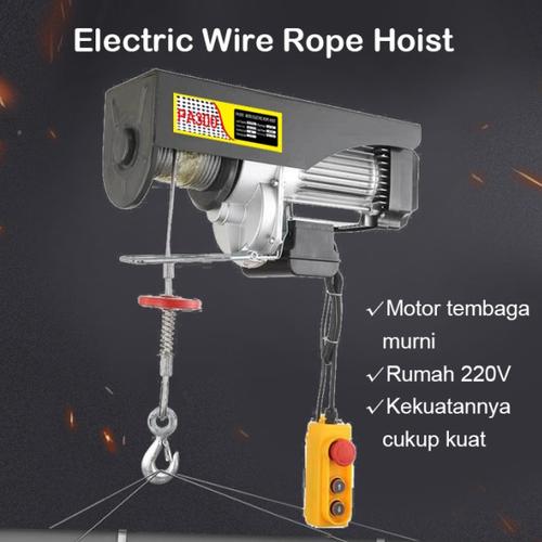 Jual Mesin Derek Katrol Elektrik Listrik Hoist Angkut Besi Baja PA-200/ ...