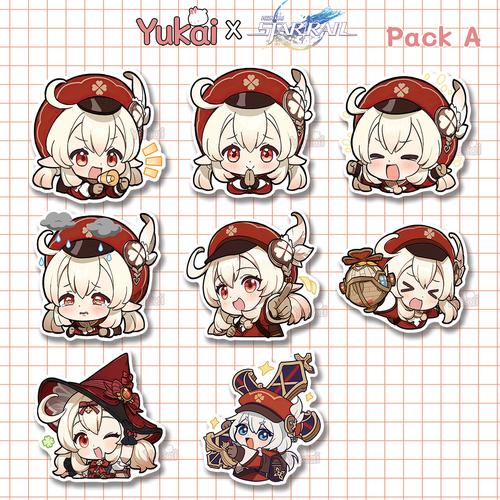 Jual Stiker Pack Klee Genshin Impact Premium, Sticker Anime Waterproof ...