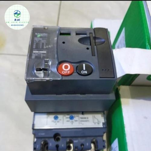 Jual SCHNEIDER MCCB BREAKER 50kA NSX160N 3P 160A + MOTORIZED UVT ...
