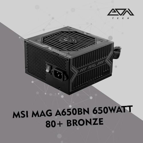 Jual MSI MAG A650BN 650W 80+ Bronze Power Supply | PSU 650W 80 Plus ...
