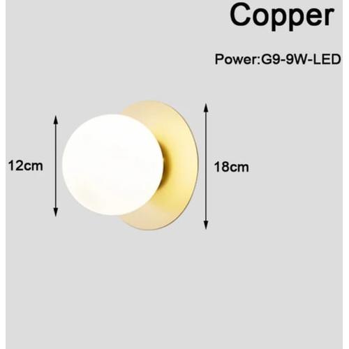 Jual Lampu Plafon Dinding Bola Kaca Lampu Bulat Nordic Modern Minimalis ...