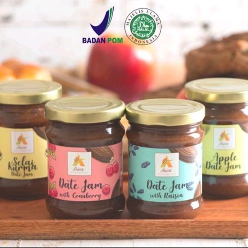 Jual Alunna Date Jam/ Selai Kurma 200gr | MPASI | 4 Varian - Original ...