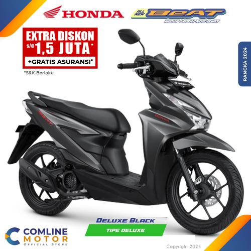 Promo COMLINE-Sepeda Motor All New Honda Beat Deluxe - Black, BKS / DPK ...