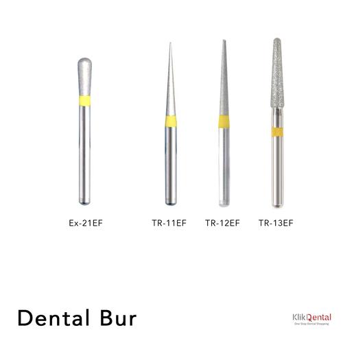 Jual KLIK DENTAL Bur New Pita Yellow /Bur Pita Kuning/Finishing (Round ...