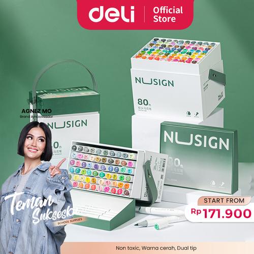 Jual Nusign Sketch Marker / Spidol Sketsa Dual Tip Non Toxic NS736 - 80 ...