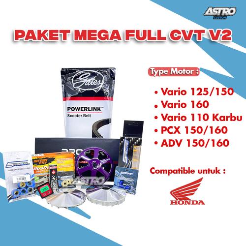 Promo Mega Super Full Upgrade CVT V2 Vario 125 Vario 150 PCX 150 ADV ...